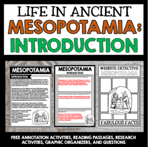 Mesopotamia Activities for Kids - Creative Classroom Core