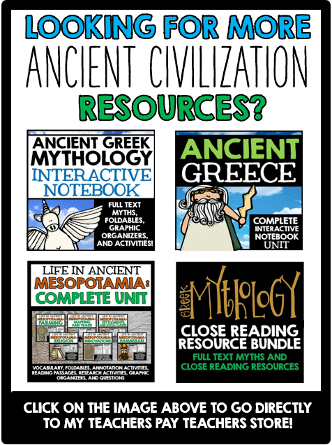 Ancient Egypt Interactive Notebooks - Creative Classroom Core