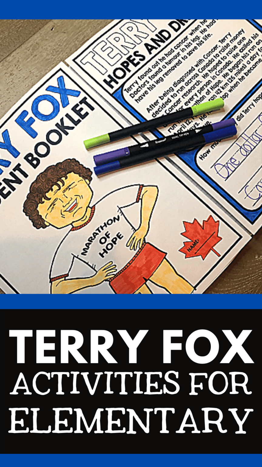 Terry Fox Activities for Elementary - Creative Classroom Core