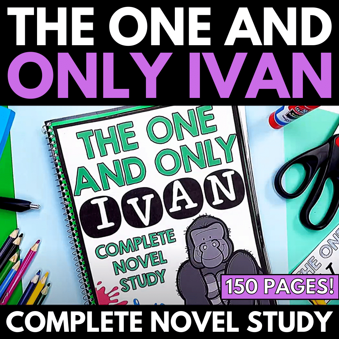 The One And Only Ivan Novel Study- Free Activities - Creative Classroom ...