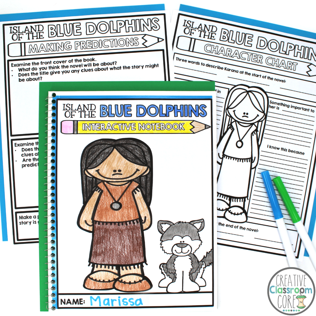 Island of the Blue Dolphins Novel Study Activities - Creative Classroom ...
