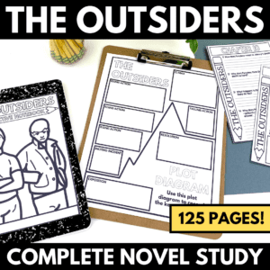3 Favorite Activities for an Outsiders Novel Study - Creative Classroom ...