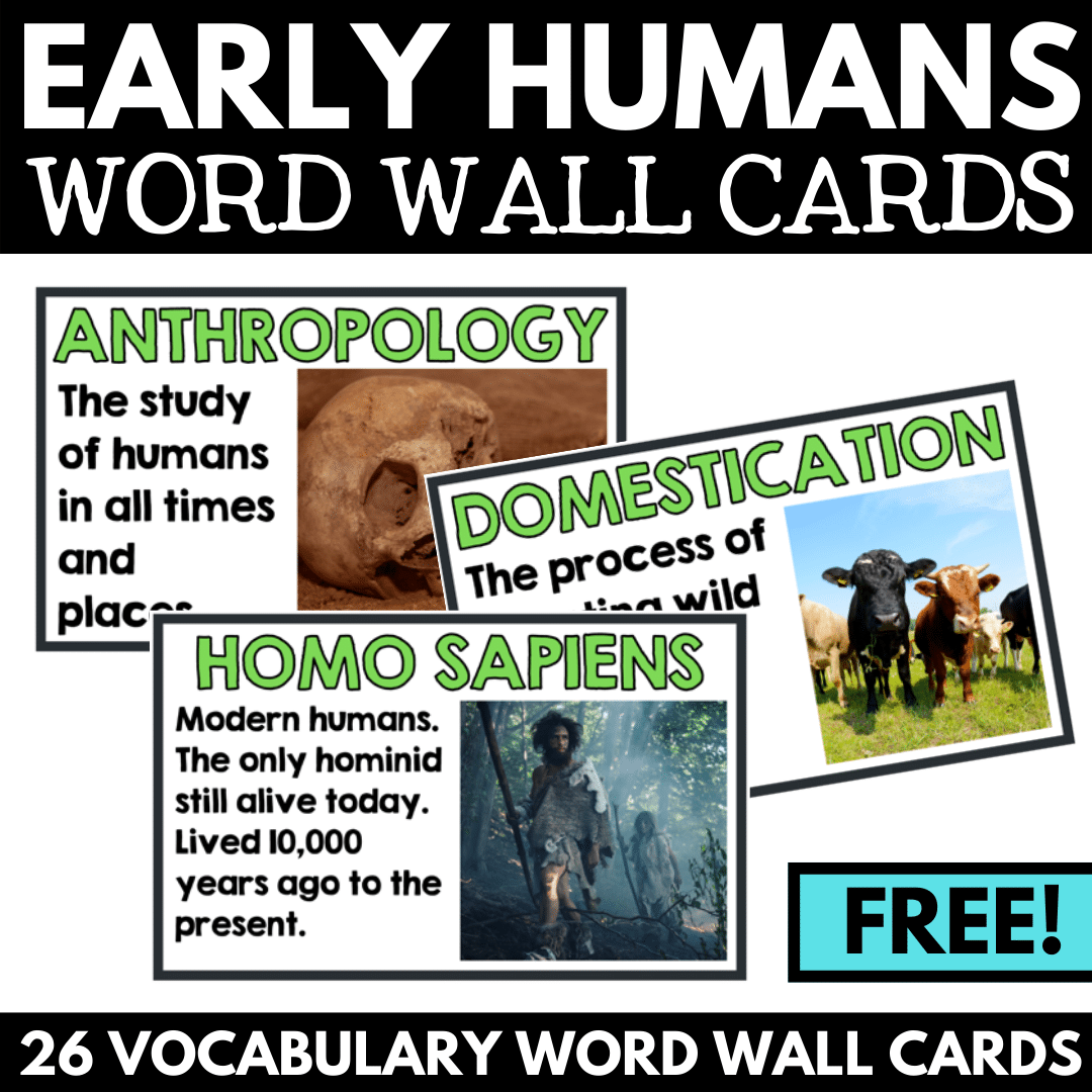 Early Humans Lesson Plans