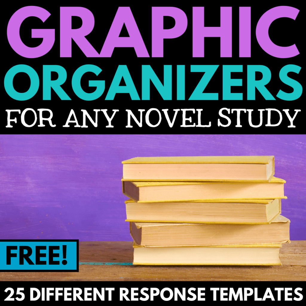 GRAPHIC ORGANIZERS FOR ANY NOVEL STUDY - Creative Classroom Core
