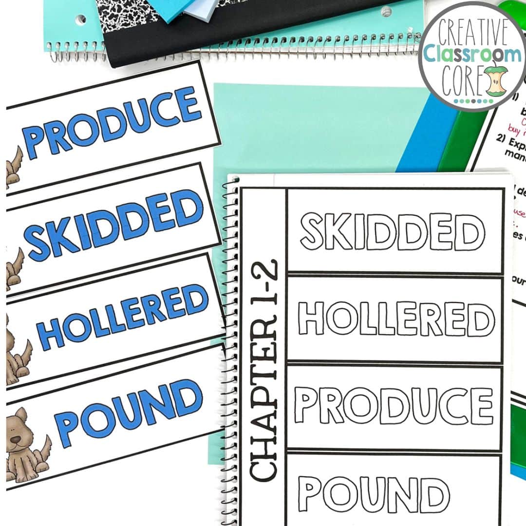 Because of Winn Dixie Novel Study Ideas - Creative Classroom Core