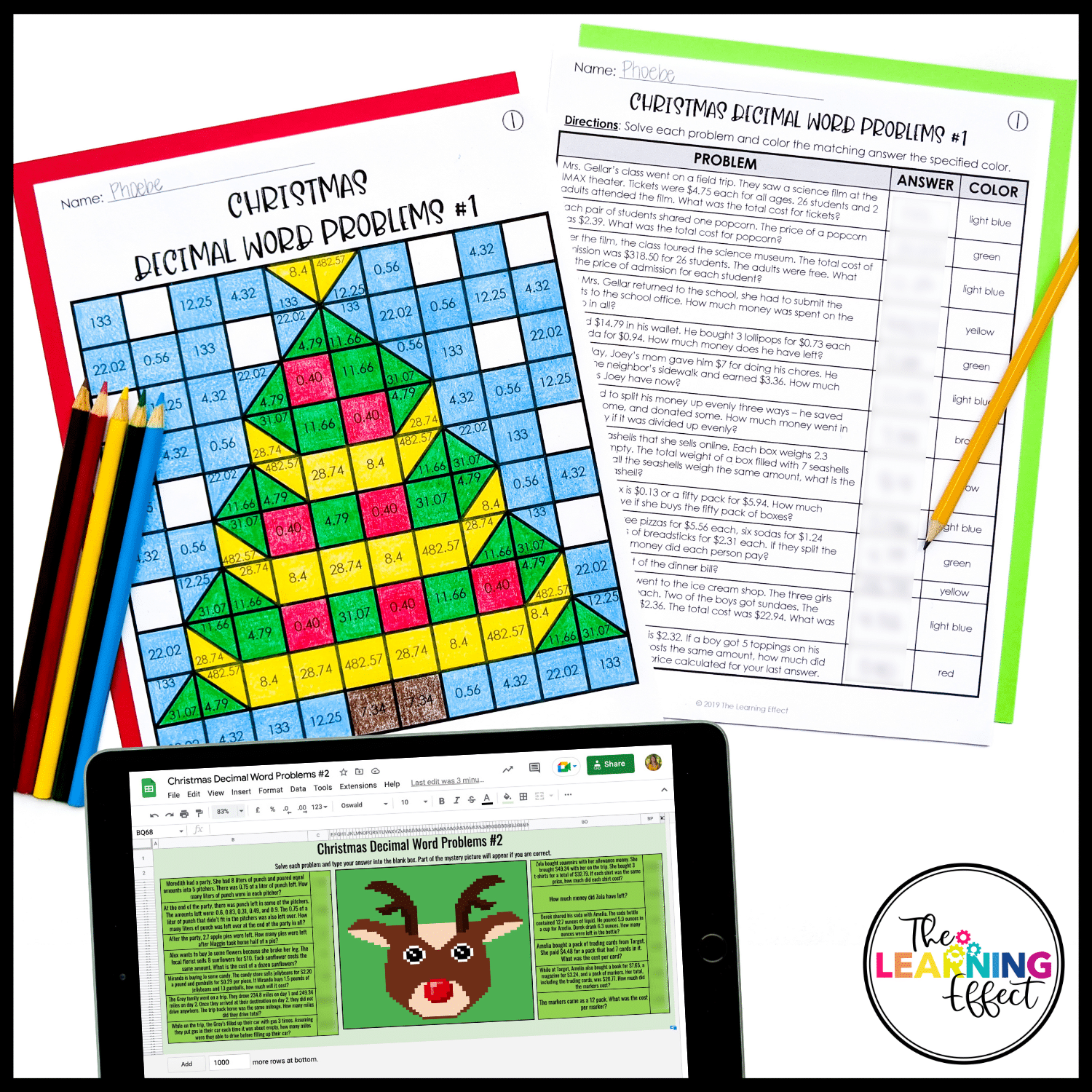 Christmas Worksheets - Creative Classroom Core