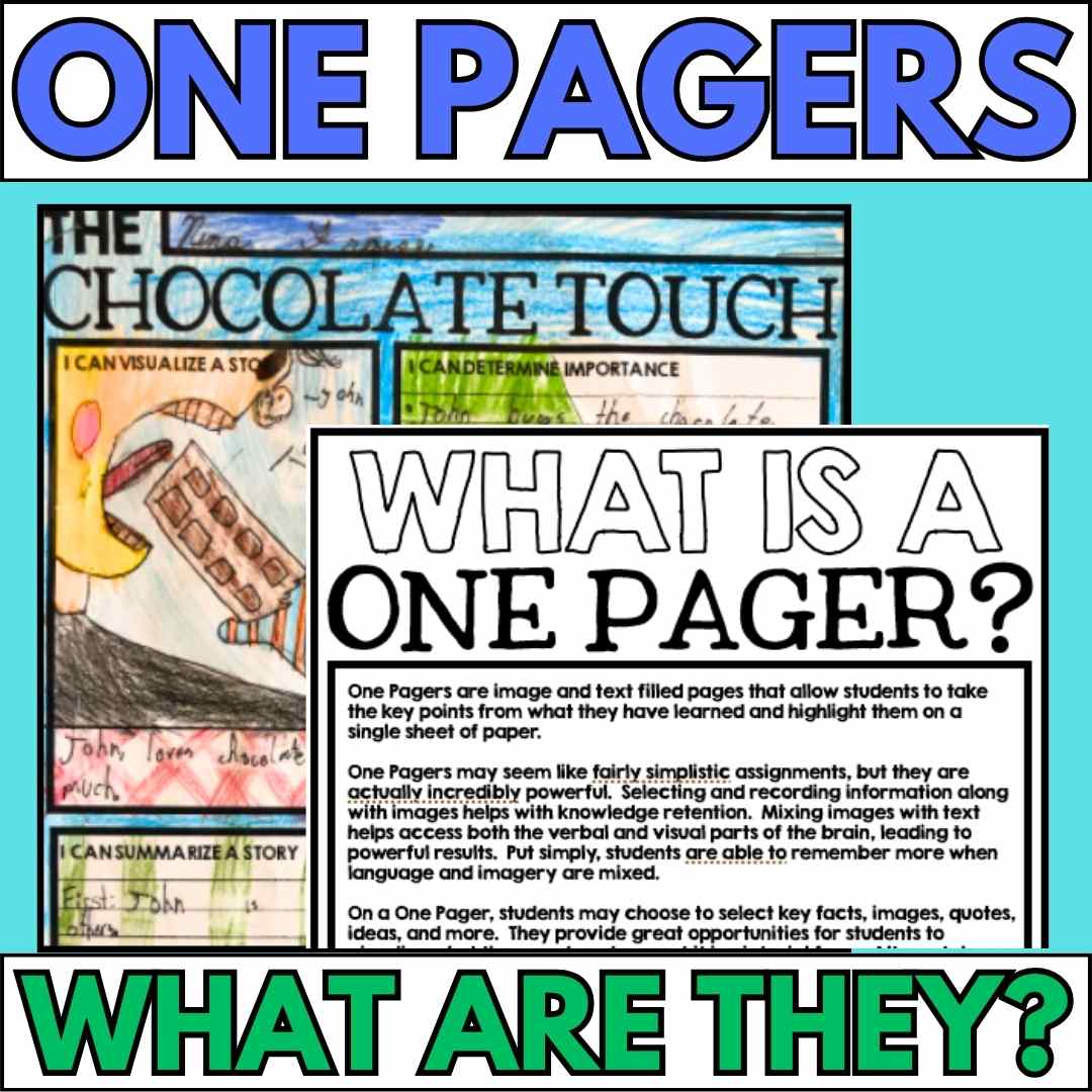 One Pagers: What are they? - Creative Classroom Core