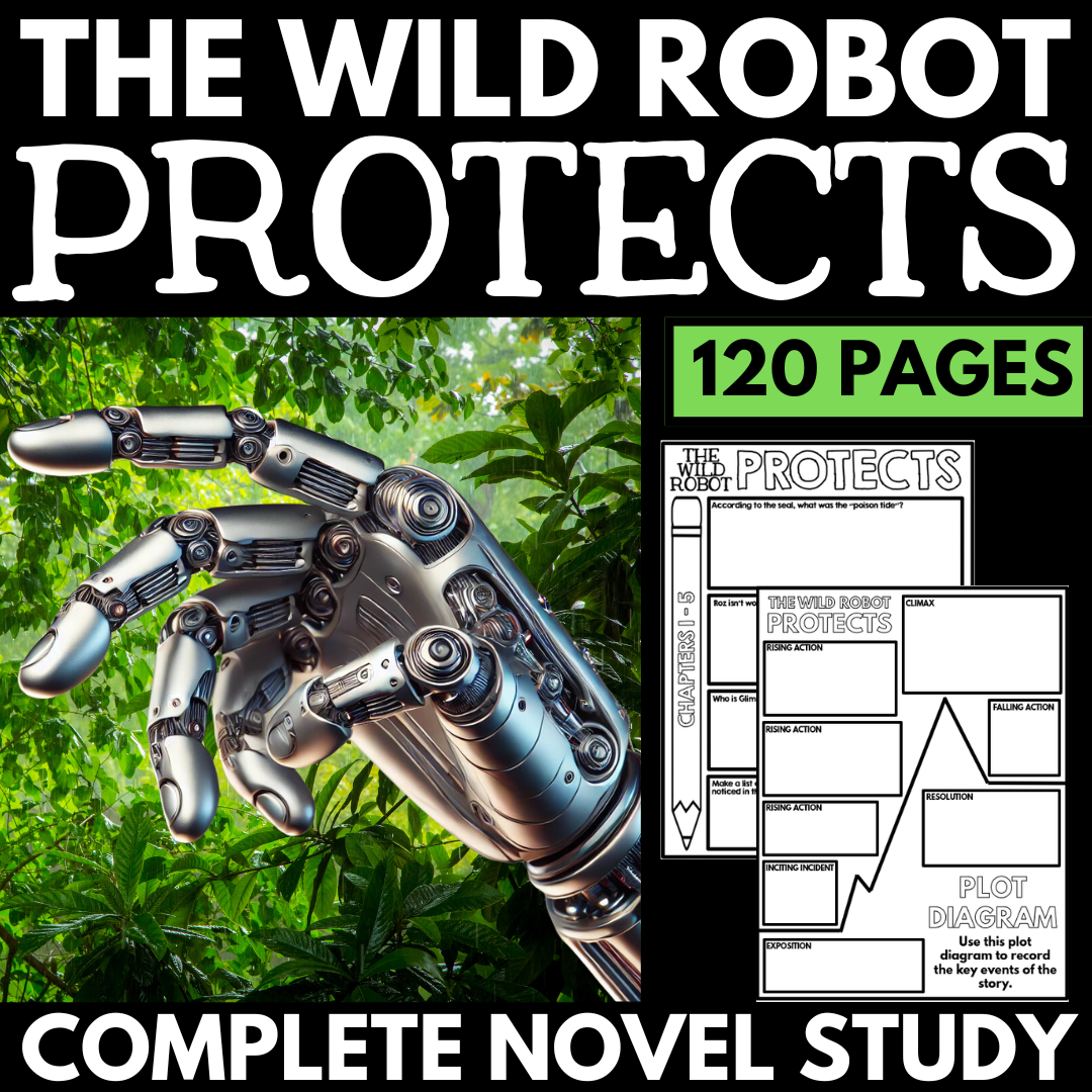 The Wild Robot Protects Novel Study Ideas - Creative Classroom Core