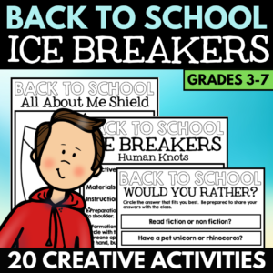 Back to School Ice breakers - Creative Classroom Core