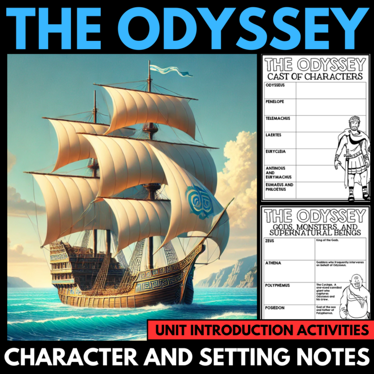 Teaching Ideas for The Odyssey - Creative Classroom Core