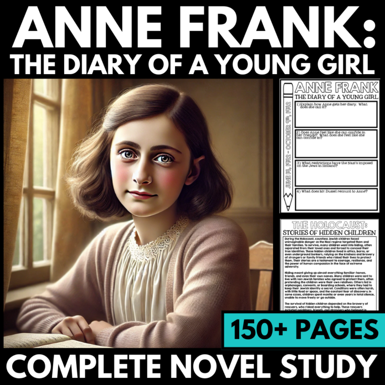 The Diary of Anne Frank Teaching Ideas - Creative Classroom Core